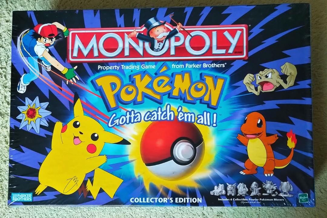 Monopoly Pokemon Collectors Edition w Pewter tokens, Hobbies & Toys ...