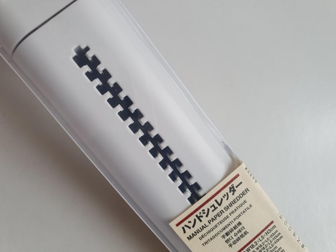 MUJI Paper Shredder, Hobbies & Toys, Stationery & Craft, Stationery ...