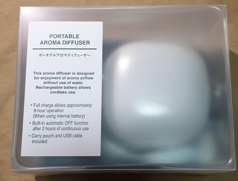 Muji Portable Aroma Diffuser,White, TV & Home Appliances, Air Purifiers ...