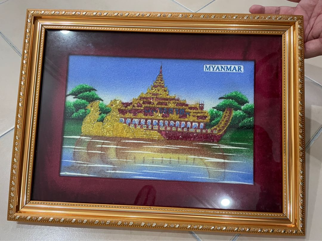Myanmar photo frame, Furniture & Home Living, Home Decor, Frames ...