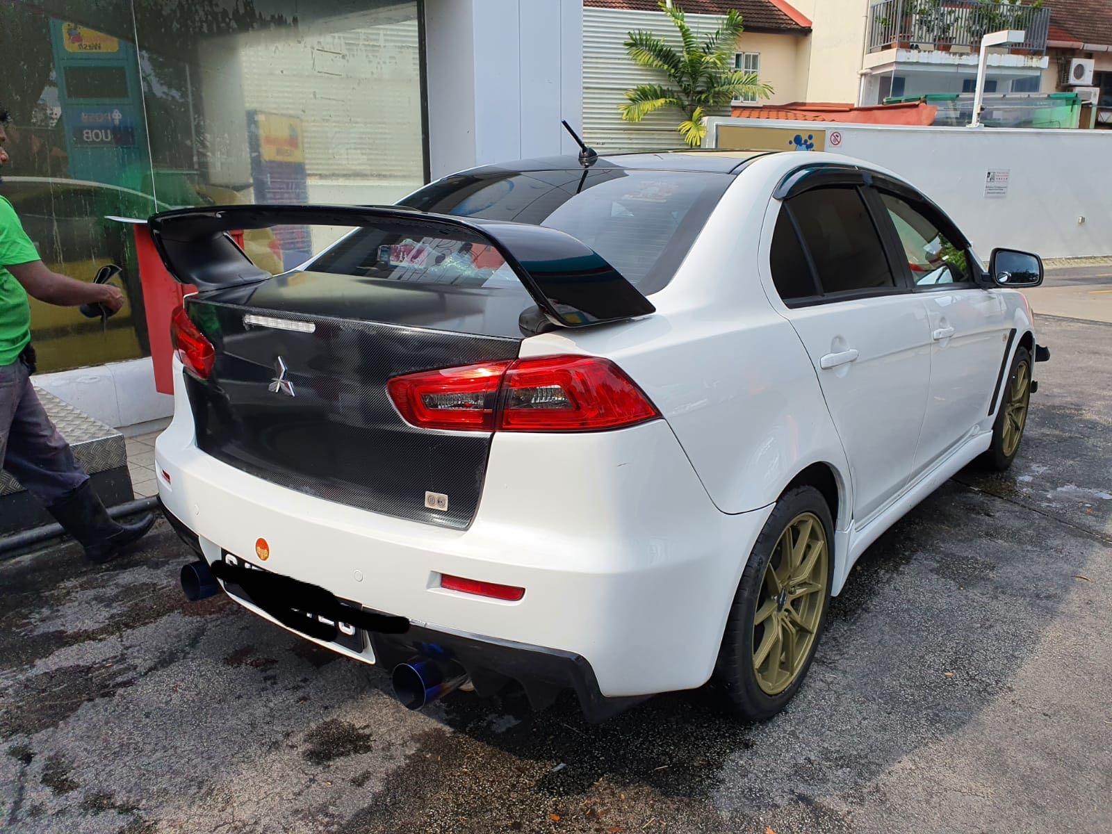 original evo x spoiler, Car Accessories, Accessories on Carousell