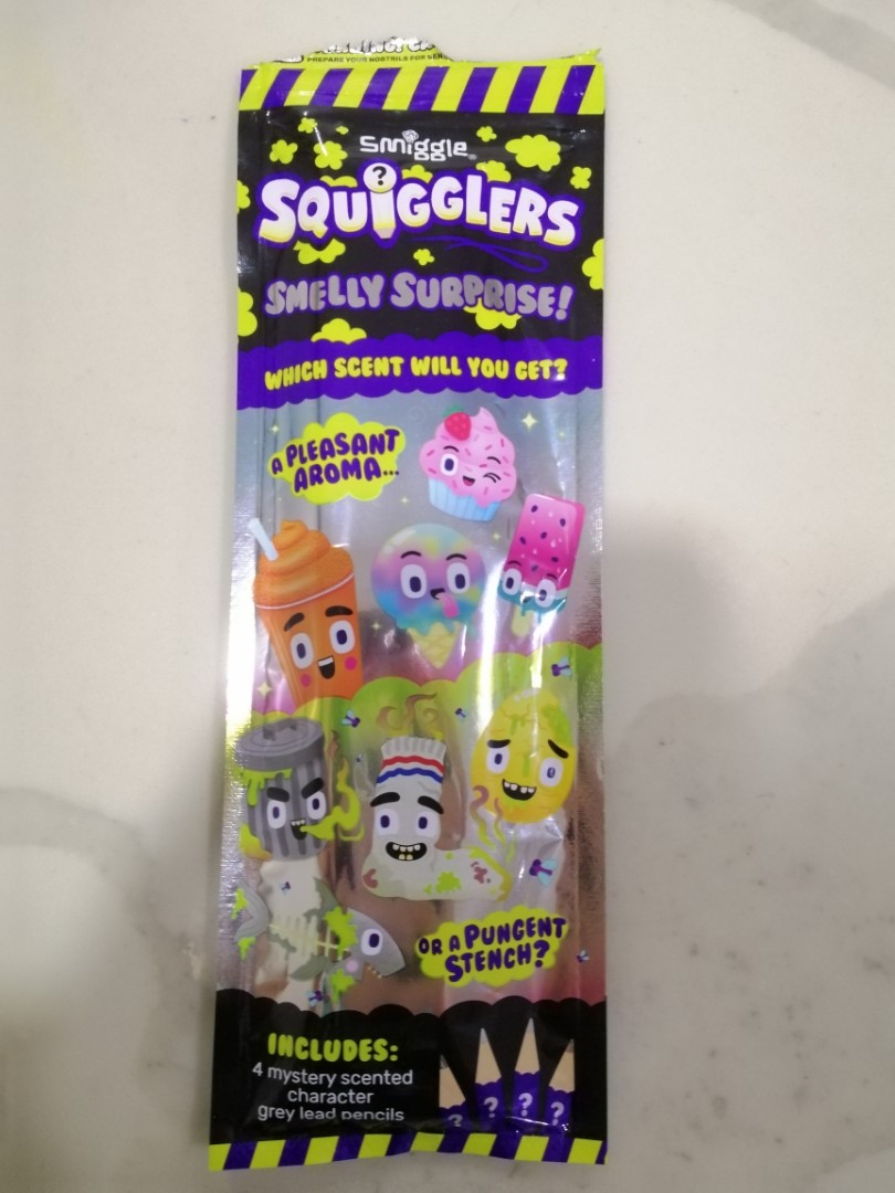Original Smiggle Squiggles ( pencil that have smell), Hobbies & Toys ...