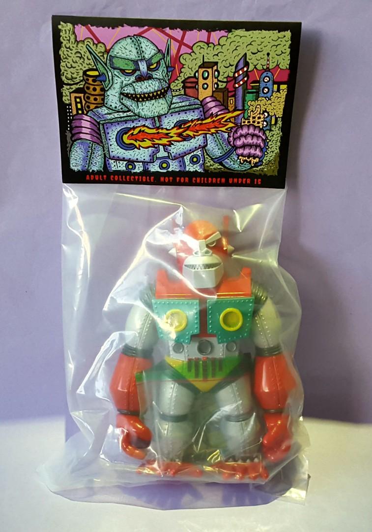 Planet-X Mecha Goliathon 2nd Colorway 三一萬能俠配色、搪膠SOFUBI公仔、27cm、Getter ...