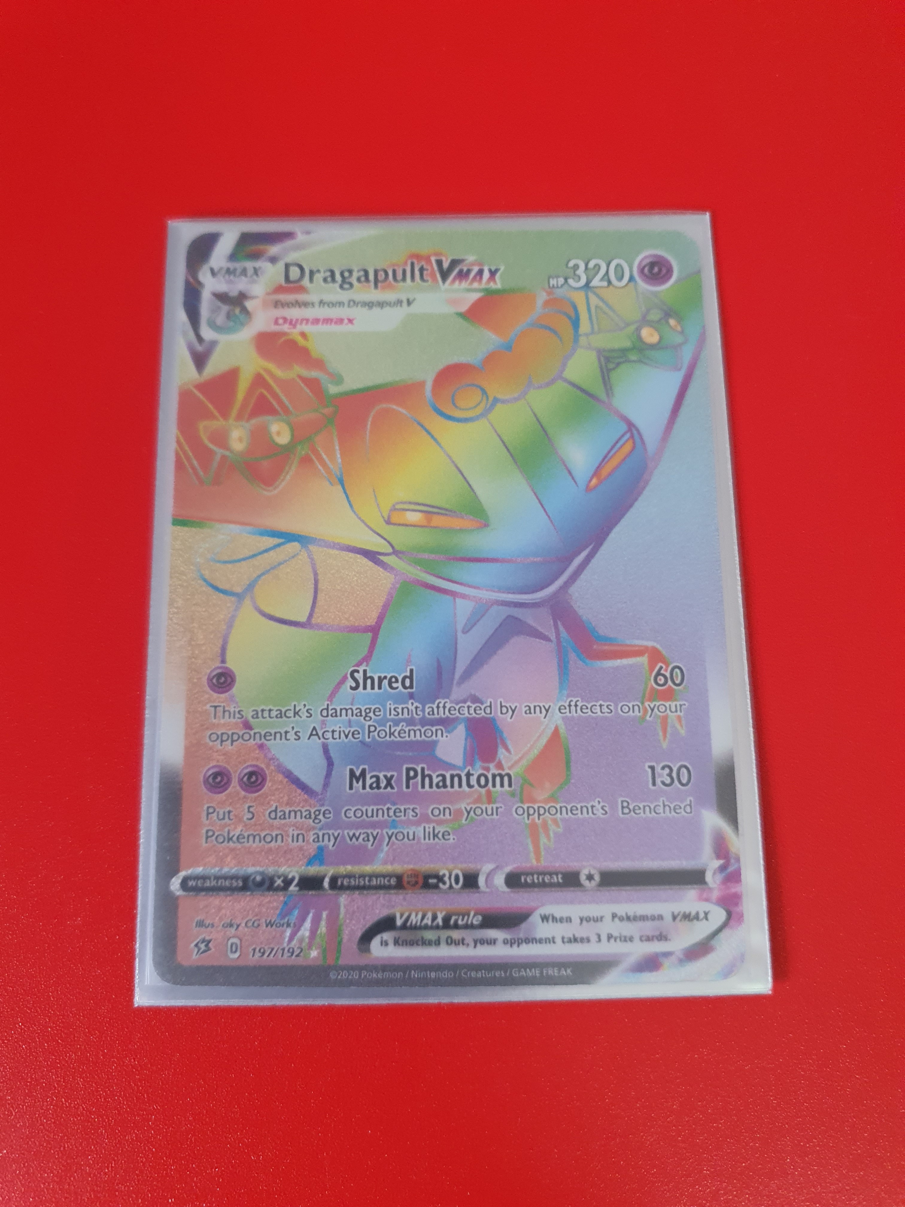 Pokemon TCG Dragapult VMax, Hobbies & Toys, Toys & Games on Carousell