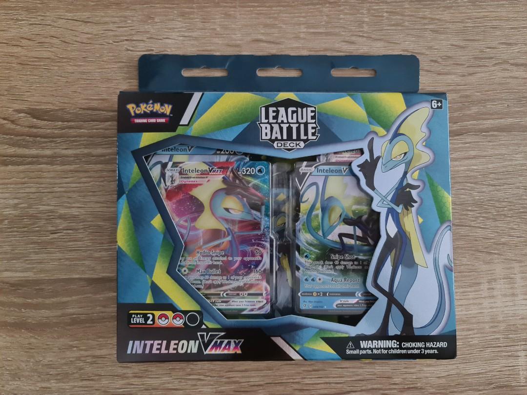 Pokemon Trading Card Game Inteleon V Max league battle deck , Hobbies ...