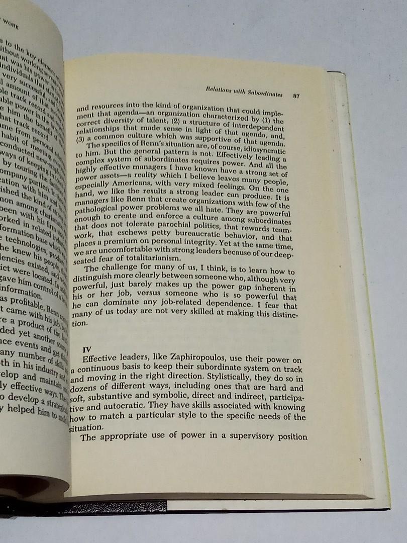 Power and Influence: Beyond Formal Authority by John.P.Kotter, Hobbies ...