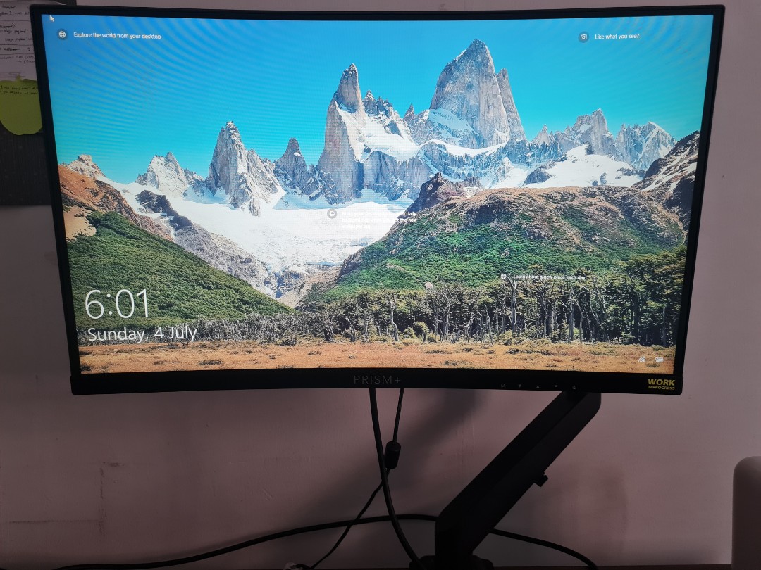 Prism + Monitor 24" (Monitor Arm included), Computers & Tech, Desktops ...