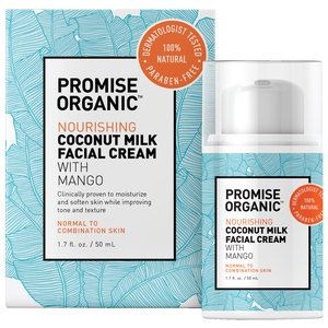 Promise Organic Nourishing Coconut Milk Facial Cream with Mango 50mL ...