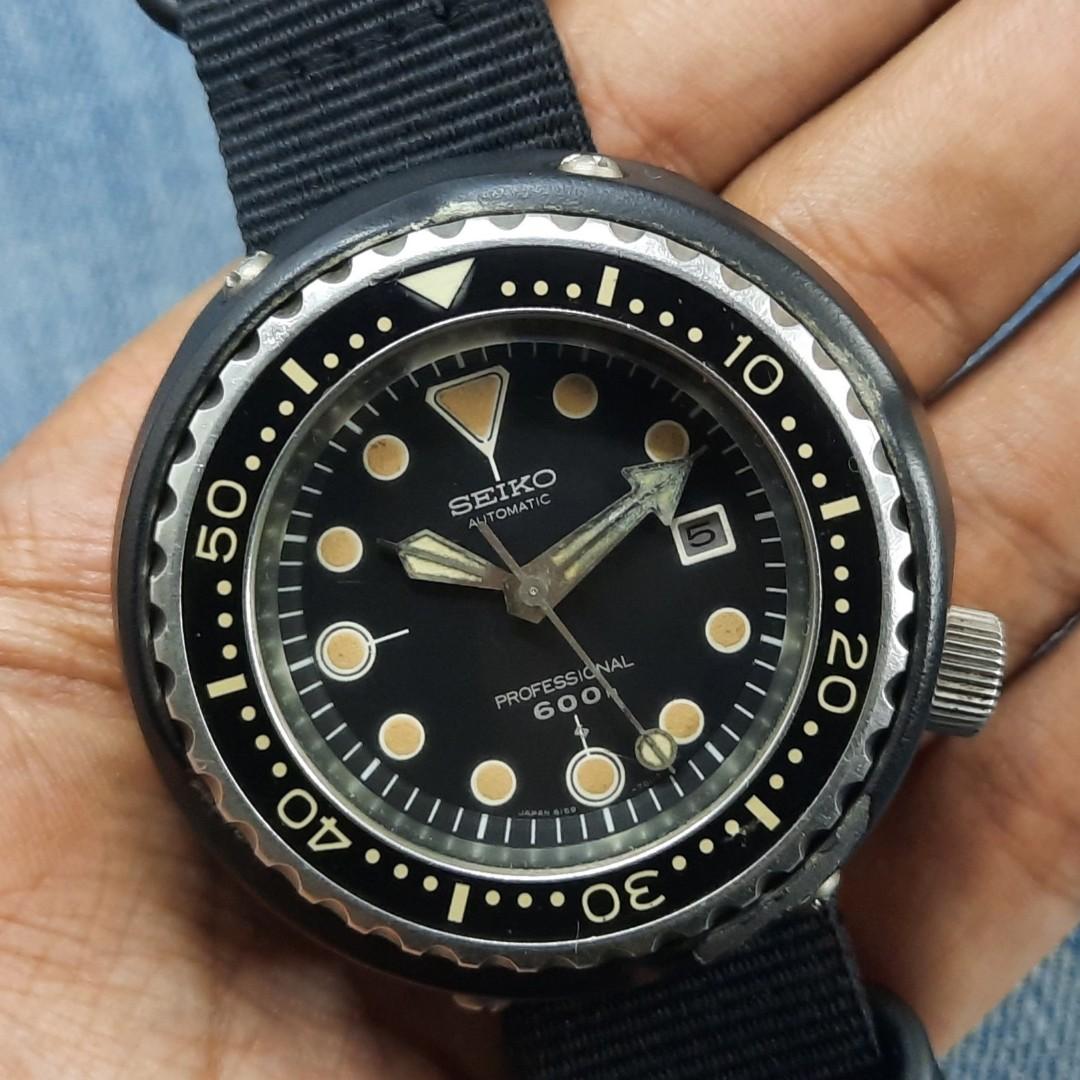 Rare Vintage Seiko 6159-7010 "Grandfather Tuna" Professional 600M Diver ...