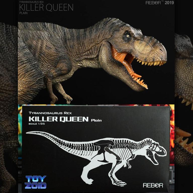 Rebor Tyrannosaurus Rex Killer Queen Plain 1/35 Scale Jurassic Park ...