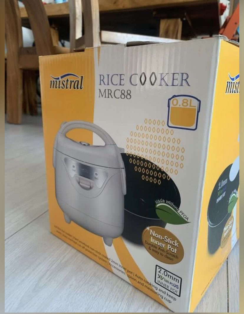 Rice Cooker- mistral rice cooker MRC88, TV & Home Appliances, Kitchen ...