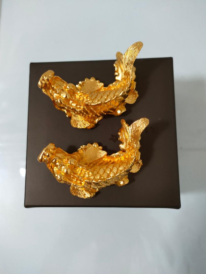 Risis 24K Gold Plated Dragon Fish, Women's Fashion, Jewelry ...