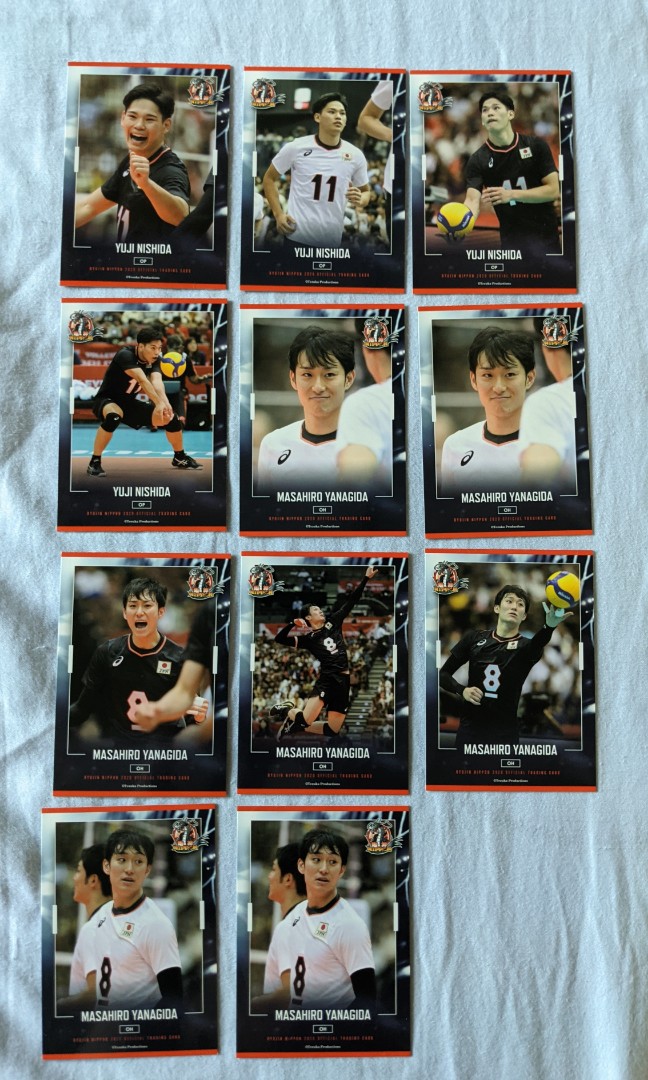 RYUJIN NIPPON (Japan Volleyball) 2020 Official Trading Cards (Masahiro ...