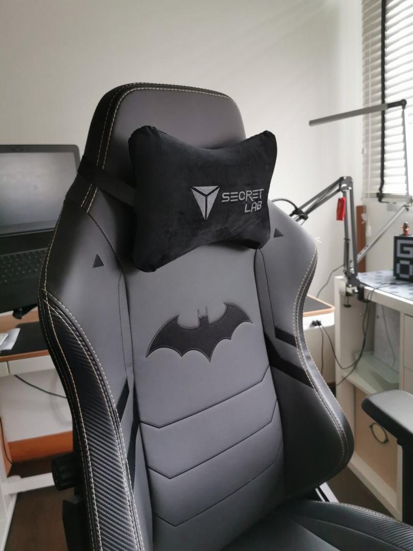 Secretlab titan batman chair, Furniture & Home Living, Furniture ...