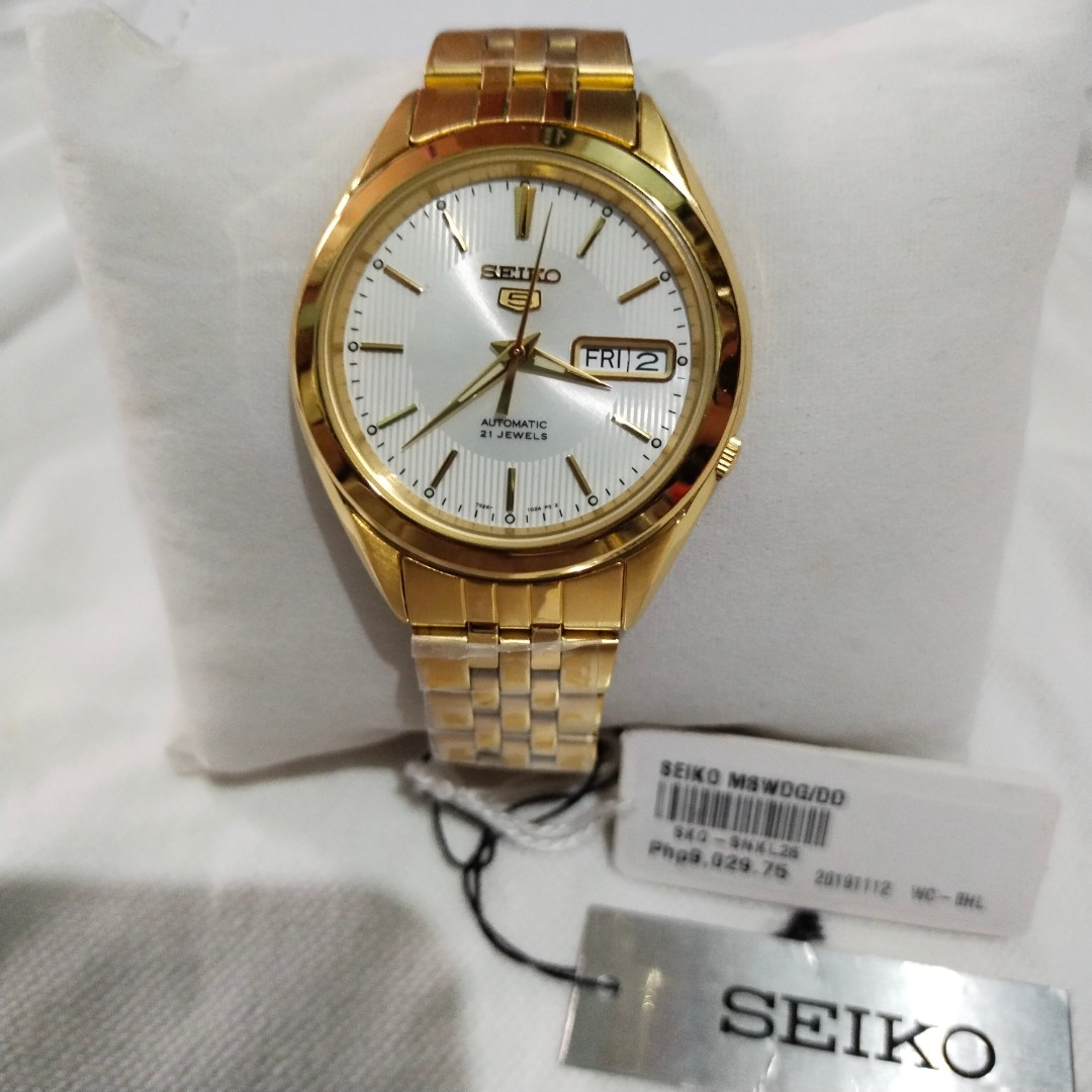 Seiko gold automatic, Men's Fashion, Watches & Accessories, Watches on ...