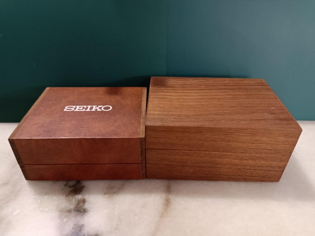 Seiko vintage wooden box, Men's Fashion, Watches & Accessories, Watches ...