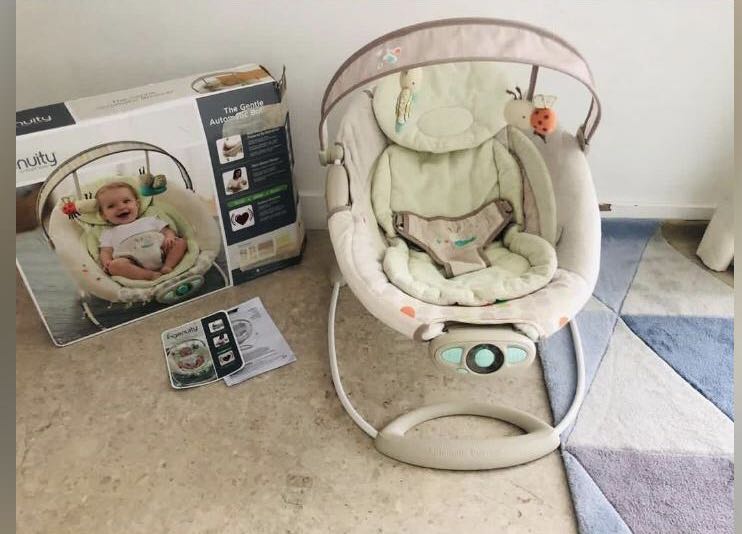 Self rocking baby chair electronic with music automatic, Babies & Kids ...