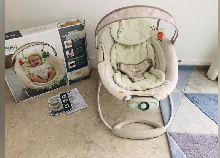 Self rocking baby chair electronic with music automatic, Babies & Kids ...