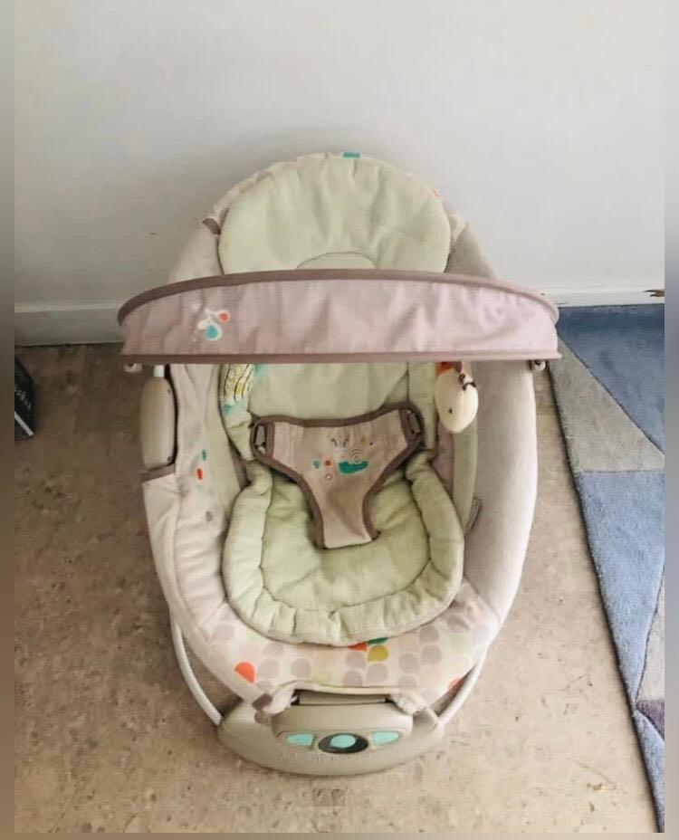 Self rocking baby chair electronic with music automatic, Babies & Kids ...