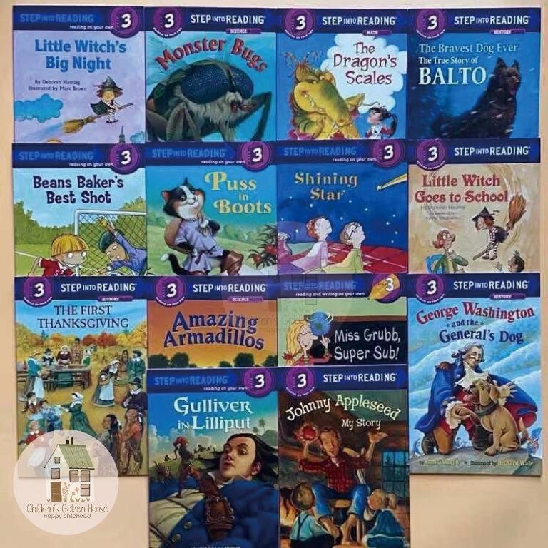 🚚免運費 Step into Reading Level 3 30 books 第3階段 分級閱讀經典 點讀版 B154, 興趣及遊戲, 書本 ...