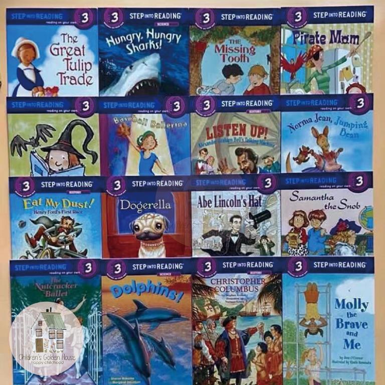 🚚免運費 Step into Reading Level 3 30 books 第3階段 分級閱讀經典 點讀版 B154, 興趣及遊戲, 書本 & 文具, 兒童書籍 - Carousell