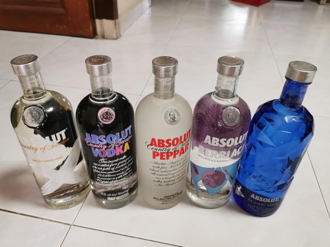 Vodka collection, Food & Drinks, Alcoholic Beverages on Carousell