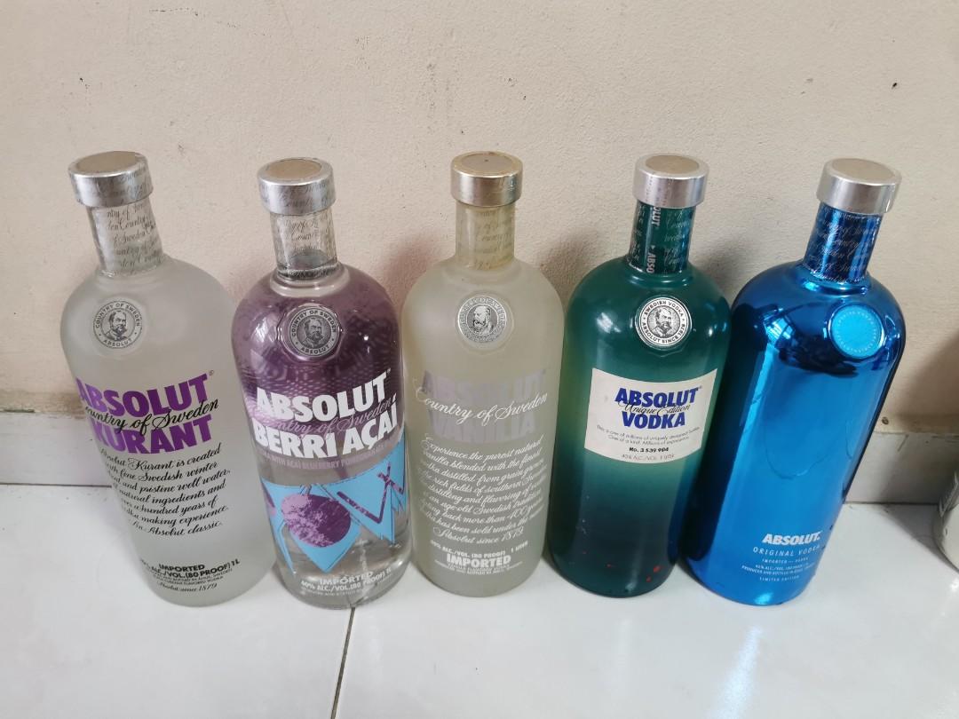 Vodka collection, Food & Drinks, Alcoholic Beverages on Carousell