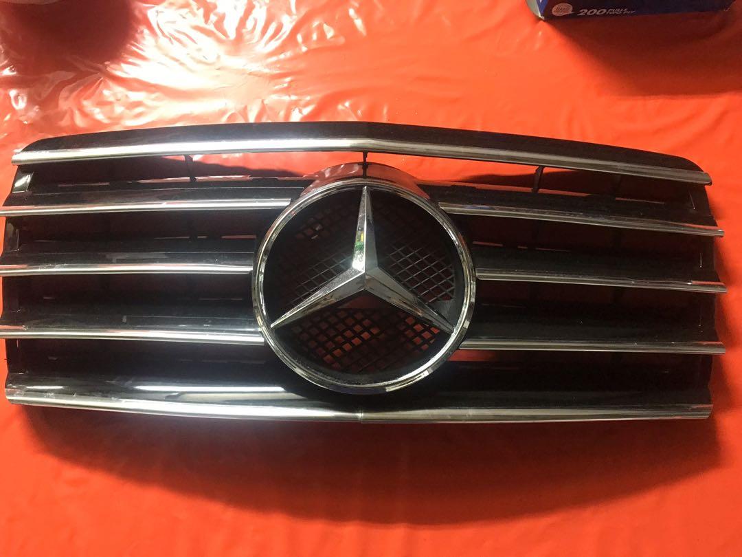 W124 Facelift big-star Bonnet grill, Auto Accessories on Carousell