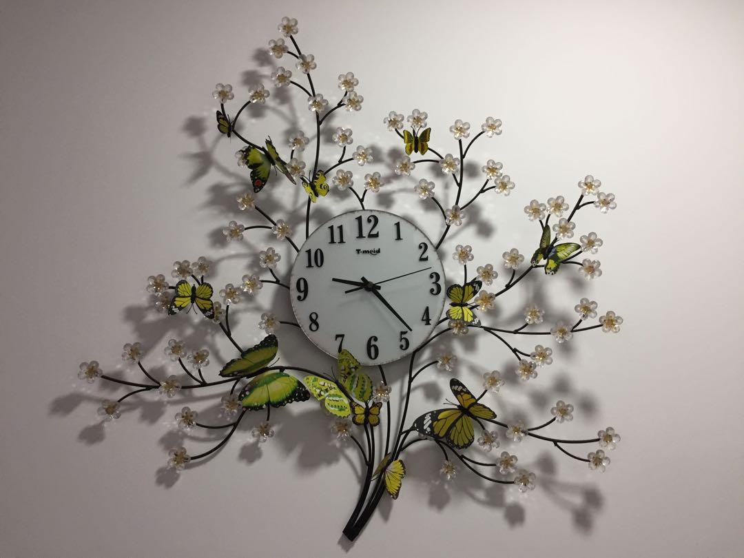 Wall hung clock, Furniture & Home Living, Home Decor, Clocks on Carousell