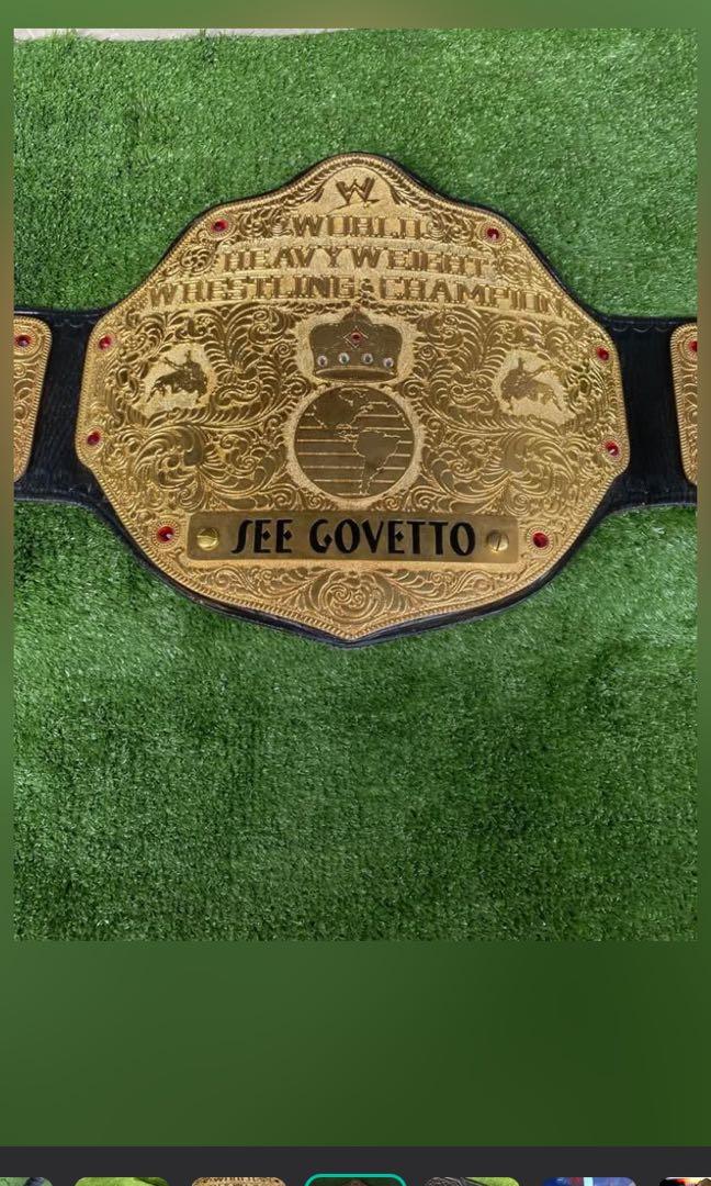 WWE 2D Big Gold - Dave Millican Style, Hobbies & Toys, Toys & Games on ...