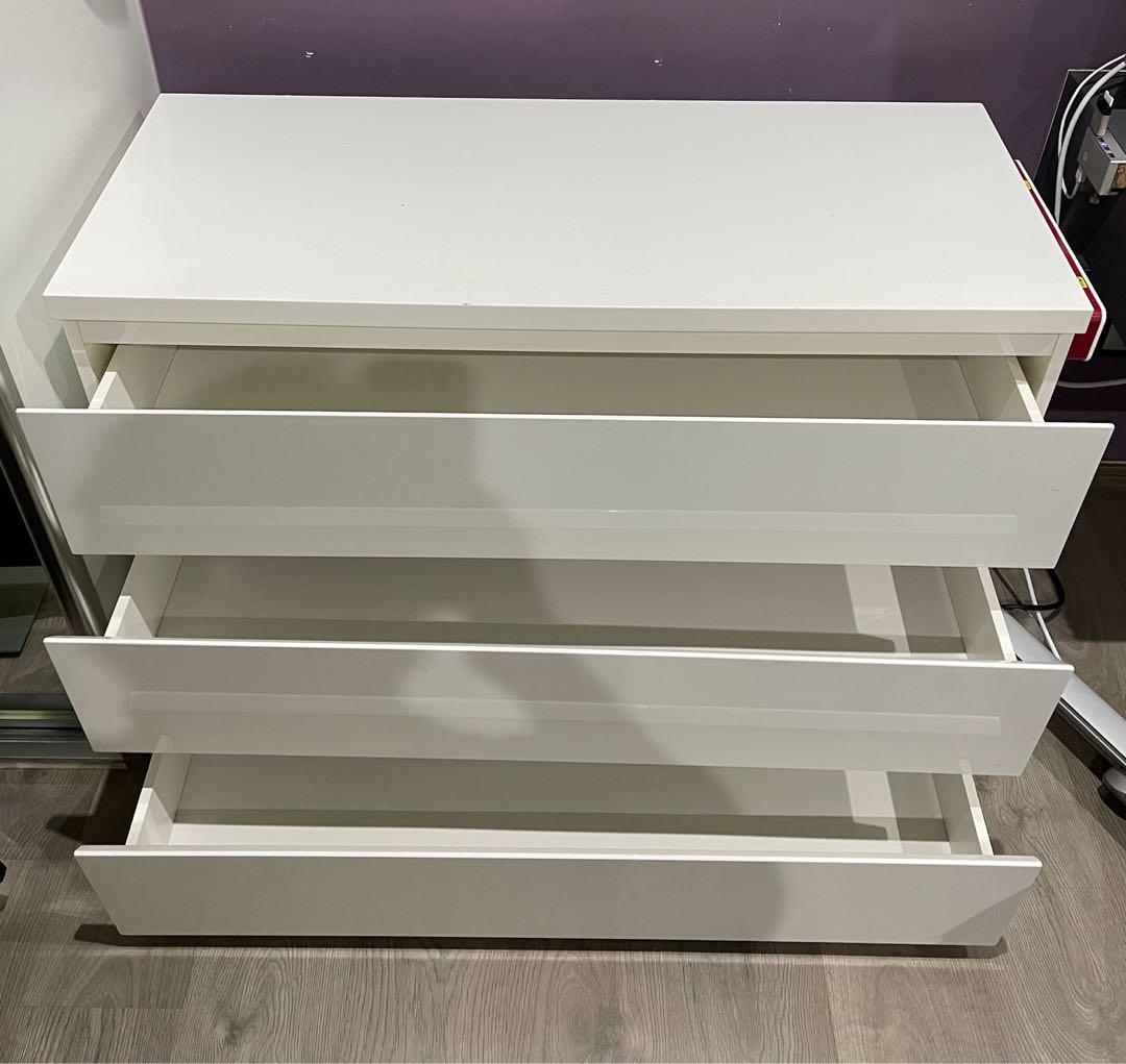 ikea 3 drawer cabinet (collect latest by tmr), Furniture & Home Living ...