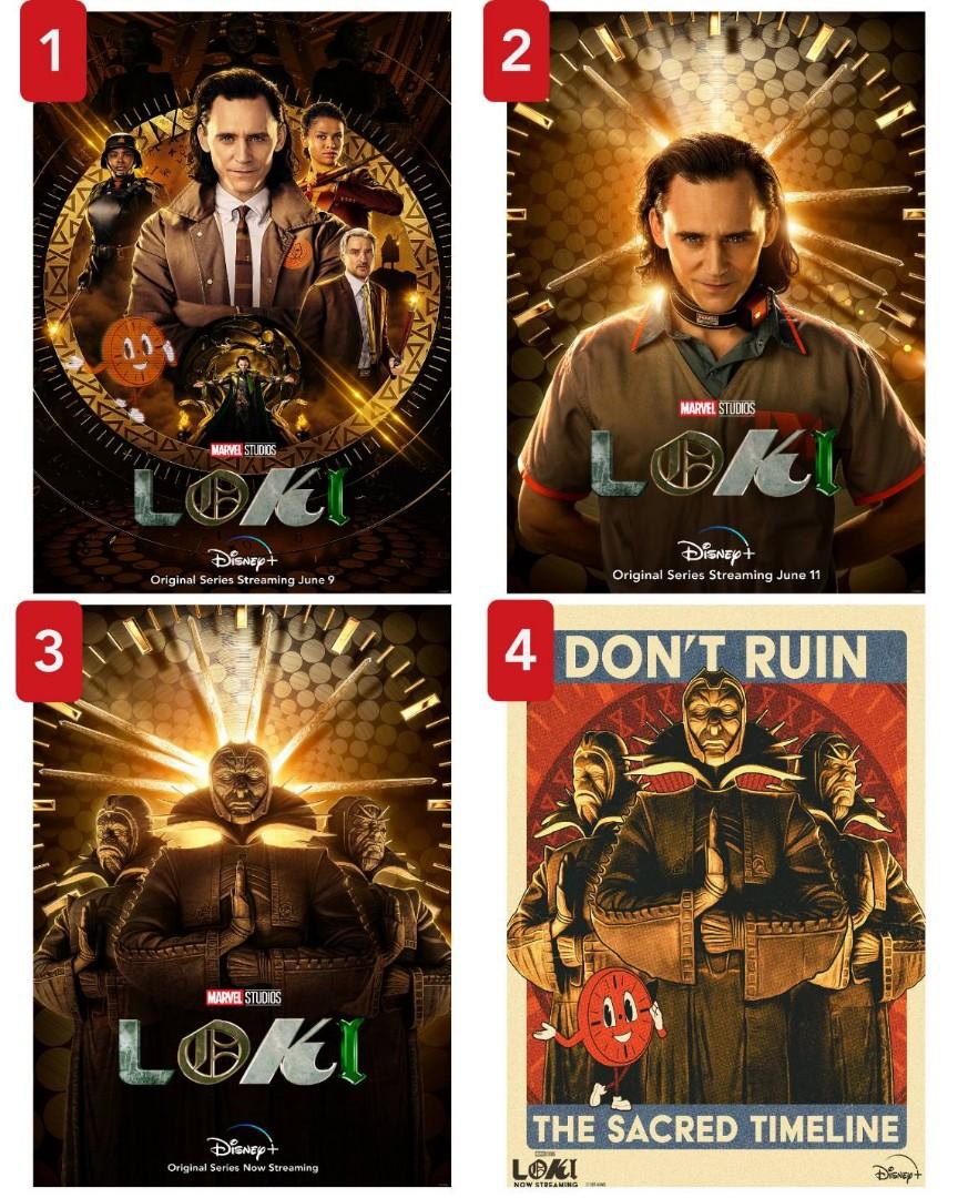 影集海報 洛基 Loki 海報 時間管理局 Marvel 漫威 復仇者聯盟 女洛基 征服者康 家具及居家用品 居家裝飾 花瓶園藝在旋轉拍賣