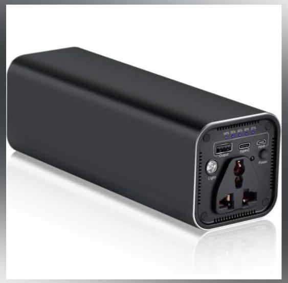 Aisung N6 AC Outlet Portable Laptop Power Bank, Universal 31200mAh 100W ...