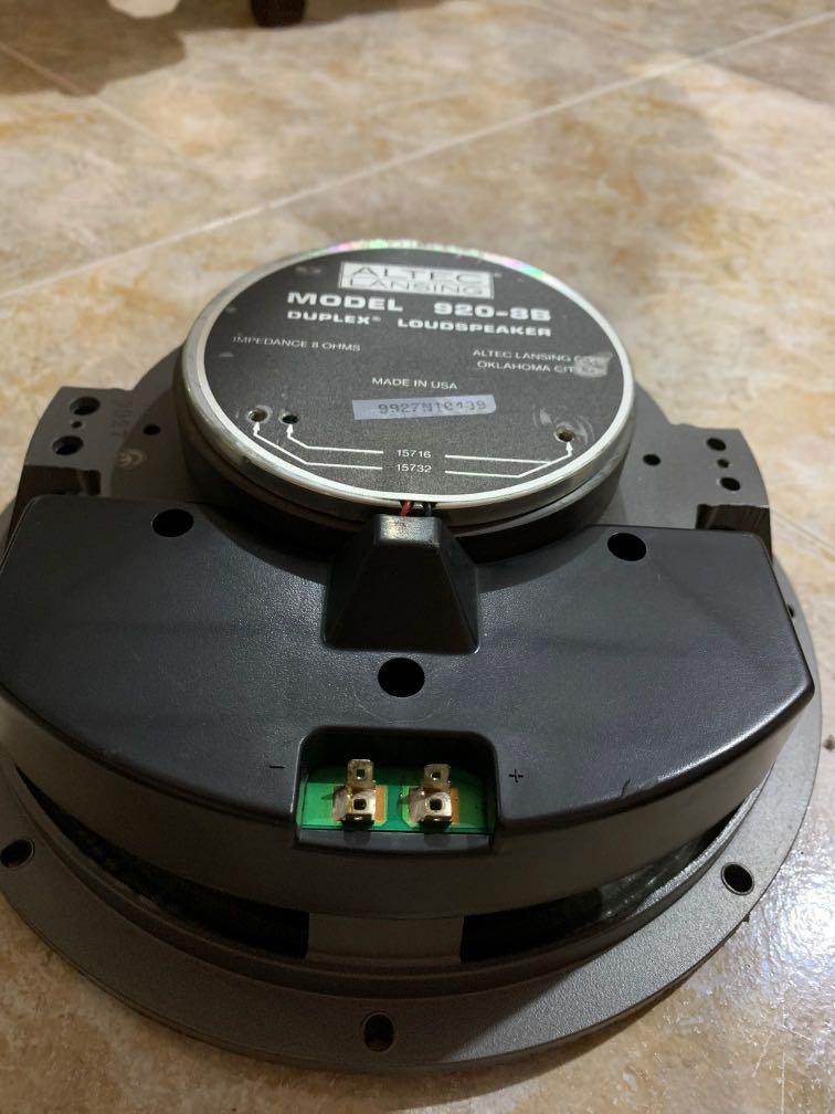 Altec 920-8B Duplex 12”loudspeaker for sale, Audio, Soundbars, Speakers ...