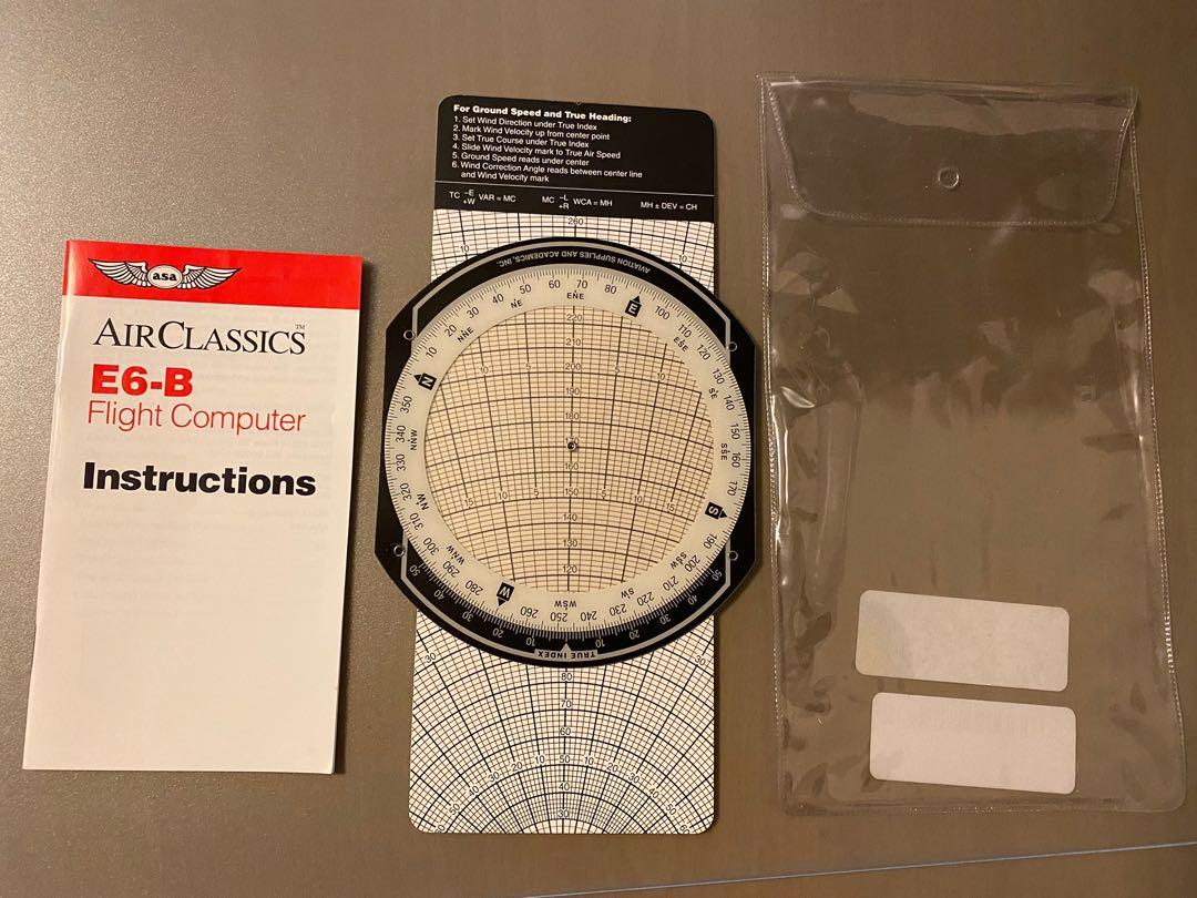 ASA E6B flight computer, 其他, 其他 - Carousell
