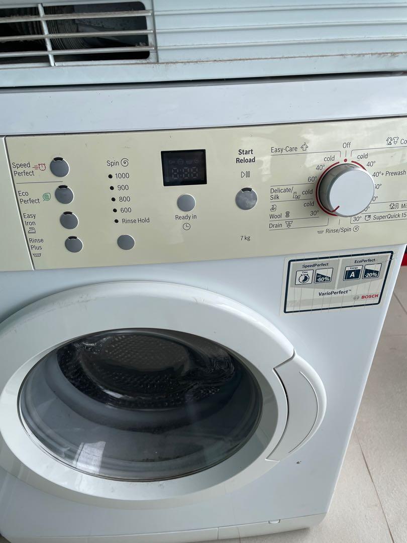 Bosch 7kg front loading washing machine, TV & Home Appliances, Washing ...