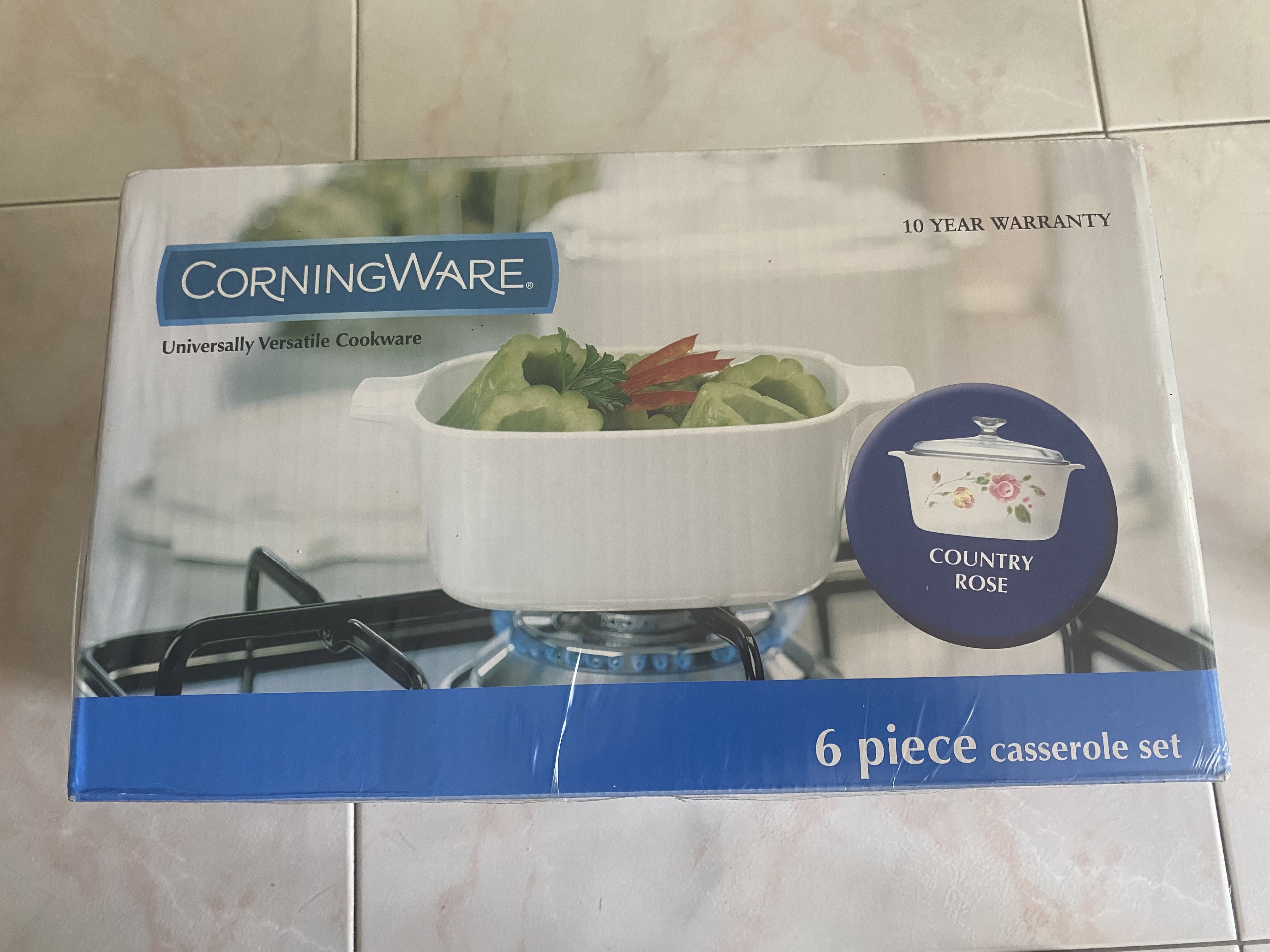 Corningware 6-piece casserole set ( 3L and 1.5 L ), TV & Home ...