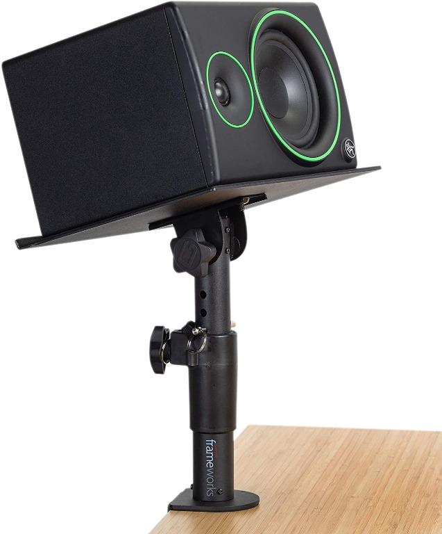 Desktop Clamp-On Studio Monitor and Speaker Stand - Set of 2, Audio ...
