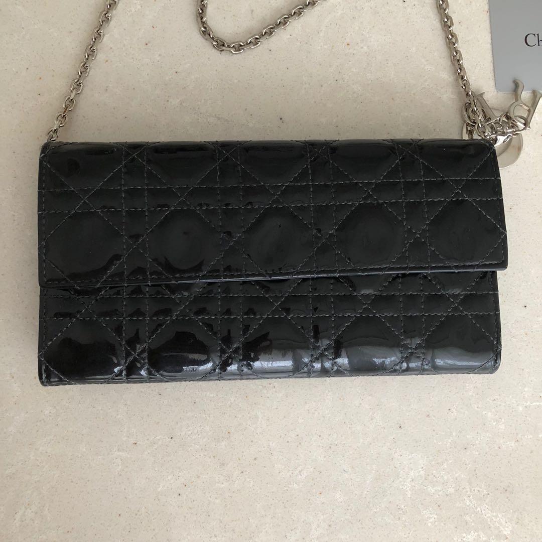 Authentic Dior Wallet with Chain, Women's Fashion, Bags & Wallets ...