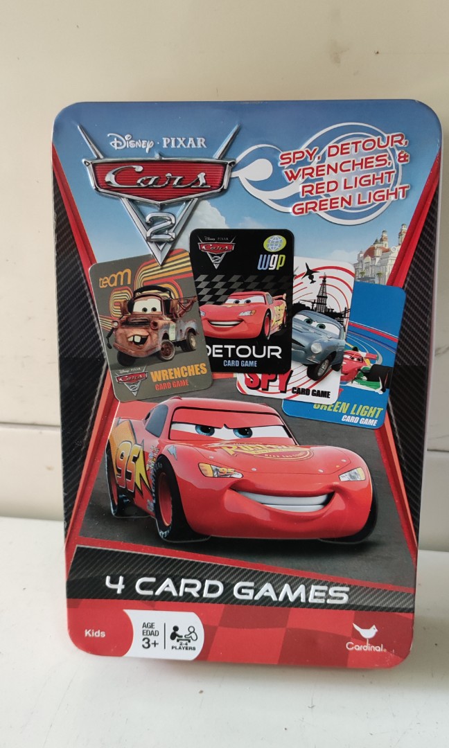 Disney Pixar Cars 2 Card Games, Hobbies & Toys, Toys & Games on Carousell
