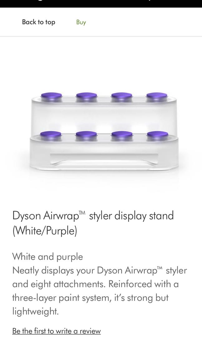 Dyson Airwrap display stand, Beauty & Personal Care, Hair on Carousell