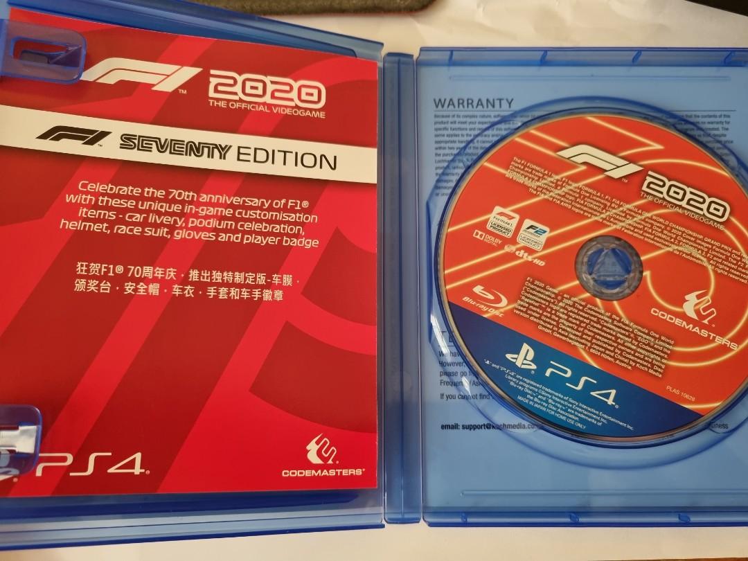 F1 2020 PS4 Game, Video Gaming, Video Games, PlayStation on Carousell