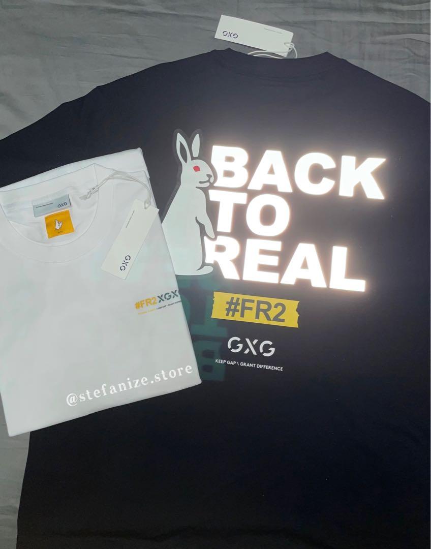 [SALES] #FR2 X GXG Back To Real Reflective Tee, Men's Fashion, Tops & Sets, Tshirts & Polo ...