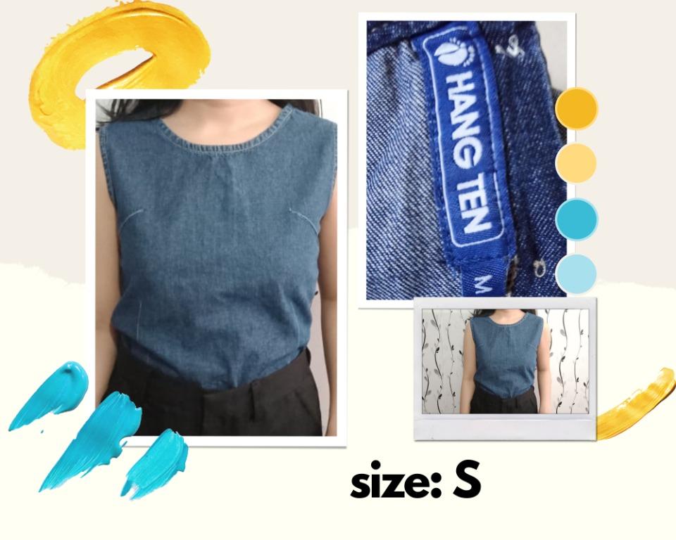 HANGTEN MAONG TOP, Women's Fashion, Tops, Sleeveless on Carousell