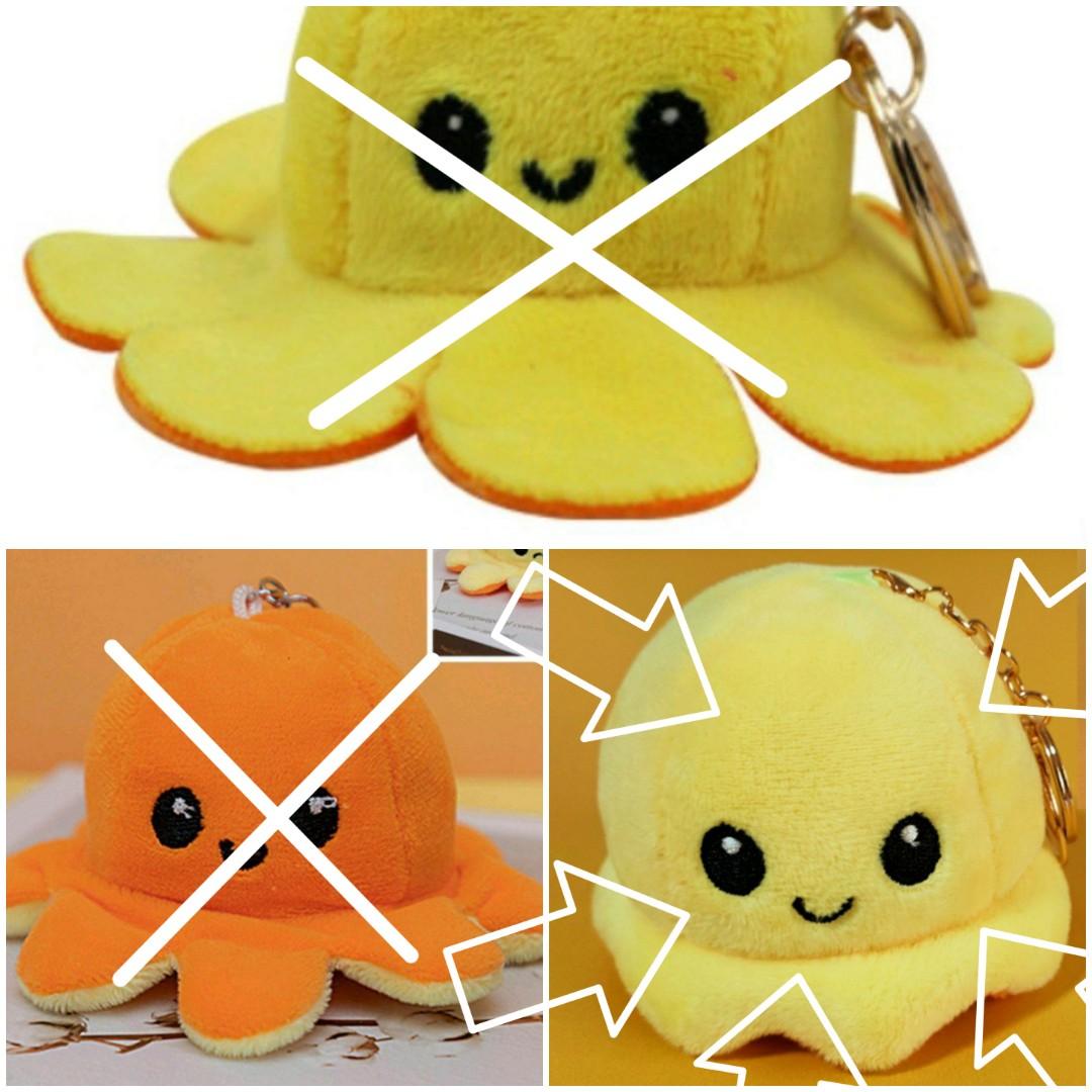 [INSTOCK] Reversible Octopus plushie keychains!, Hobbies & Toys, Toys ...