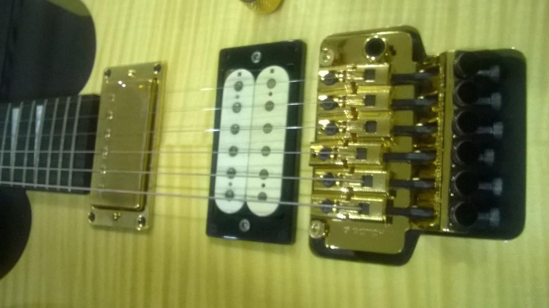 Jackson dx10d dinky flame cream hotrodded to the max electric guitar ...