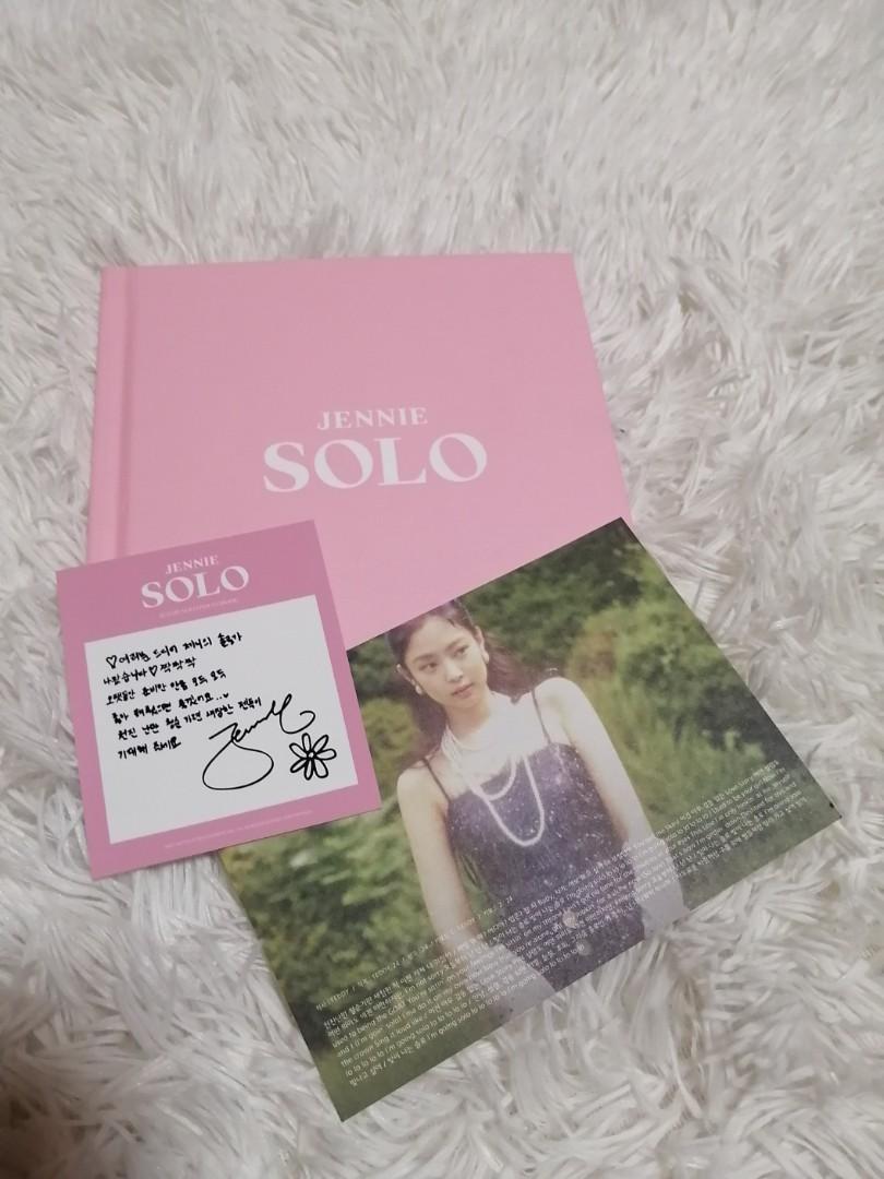 JENNIE SOLO ALBUM W PHOTOCARDS (BLACKPINK), Hobbies & Toys, Memorabilia ...