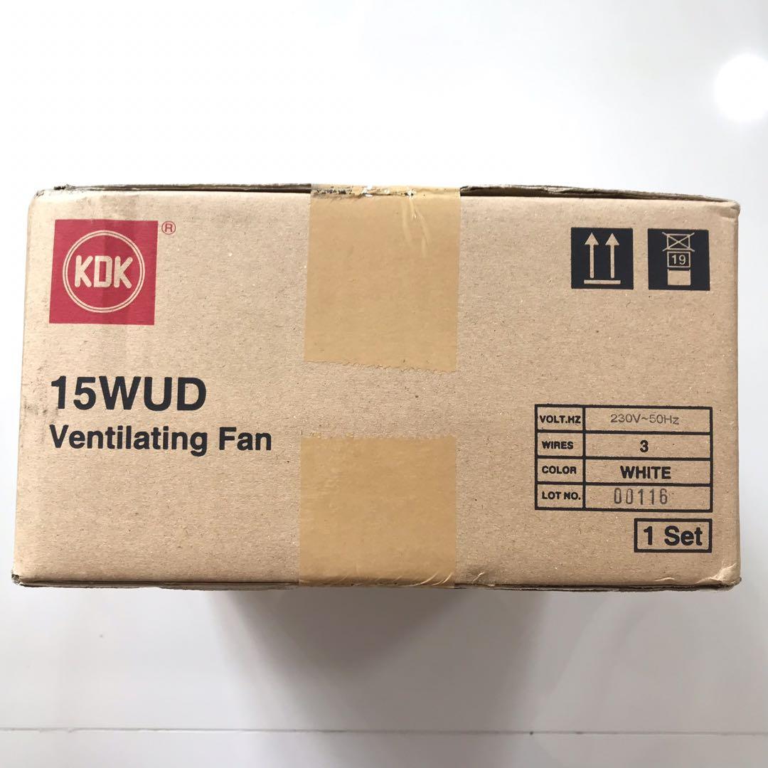 KDK Ventilation Fan 15wud, Furniture & Home Living, Lighting & Fans ...