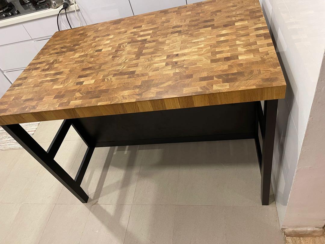Kitchen island (IKEA - VADHOLMA), Furniture & Home Living, Furniture ...
