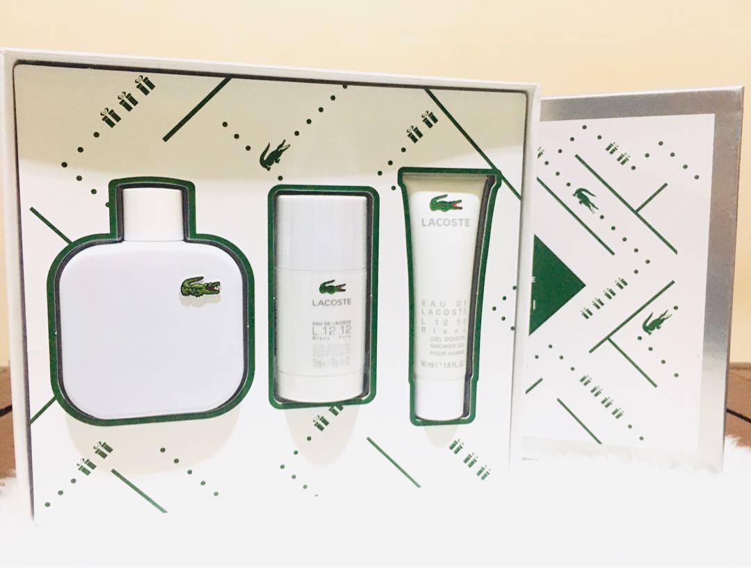 Lacoste Pure White Set, Beauty & Personal Care, Fragrance & Deodorants ...